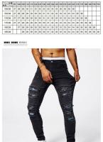 China Black Mid Waist Youth Trend wholesale skinny jeans mens Regular Fit Slight Stretch Custom (Y228) for sale