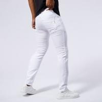 China Mid Waist White Daily Mid Waist wholesale skinny jeans mens Urban Fashion Regular Custom (MG109) for sale