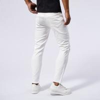 China Washed Mid Waist White Black wholesale skinny jeans mens Youth Trend Washed Other Custom (P399) for sale