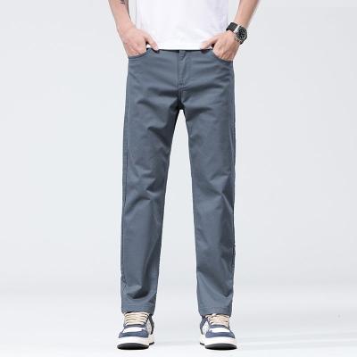 China Mid Waist Breathable Regular Fit dress pants wholesale price Slight Stretch Washed Custom (P393) for sale