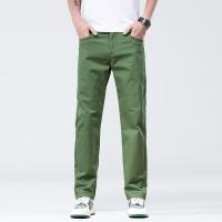 China Mid Waist Breathable Regular Fit dress pants wholesale price Slight Stretch Washed Custom (P393) for sale