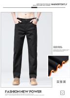 China Mid Waist Breathable Regular Fit dress pants wholesale price Slight Stretch Washed Custom (P393) for sale
