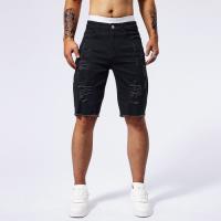China Summer Mid Waist Urban Fashion wholesale men shorts cargo Vintage Color Blue Black Distressed Vintage Washed Custom (Y232) for sale