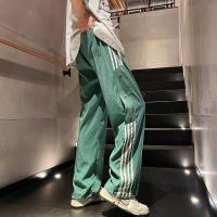 China Summer Straight Urban Fashion wide leg track pants Regular Custom (KU24102) for sale