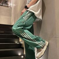 China Summer Straight Urban Fashion wide leg track pants Regular Custom (KU24102) for sale