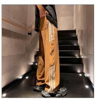 China Summer Straight Urban Fashion wide leg track pants Regular Custom (KU24102) for sale