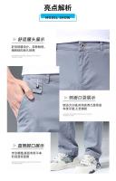 China Daily Mid Waist Khaki Grey mens pants wholesale Urban Fashion Regular Custom (P395) for sale
