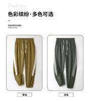 China Summer Straight Army Green jogger pants wholesale Urban Fashion Regular Custom (KU24110) for sale