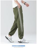China Summer Straight Army Green jogger pants wholesale Urban Fashion Regular Custom (KU24110) for sale