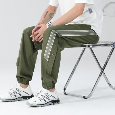 China Army Green Summer Straight Army Green jogger pants wholesale Urban Fashion Regular Custom (KU24110) for sale