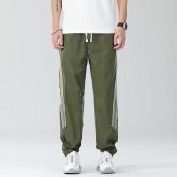 China Army Green Summer Straight Army Green jogger pants wholesale Urban Fashion Regular Custom (KU24110) for sale