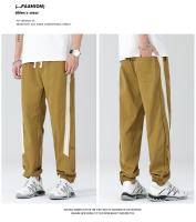 China Army Green Summer Straight Army Green jogger pants wholesale Urban Fashion Regular Custom (KU24110) for sale