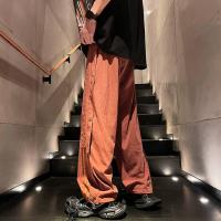 China Black Summer Straight wide leg track pants Urban Fashion Regular Custom (KU24103) for sale