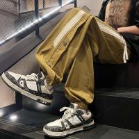 China Regular Summer Straight Army Green jogger pants wholesale Urban Fashion Polyester 100% Custom (KU24110) for sale