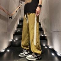 China Regular Summer Straight Army Green jogger pants wholesale Urban Fashion Polyester 100% Custom (KU24110) for sale