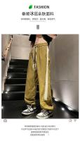 China Regular Summer Straight Army Green jogger pants wholesale Urban Fashion Polyester 100% Custom (KU24110) for sale