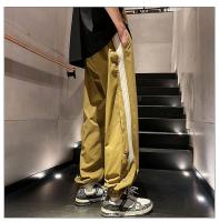 China Regular Summer Straight Army Green jogger pants wholesale Urban Fashion Polyester 100% Custom (KU24110) for sale