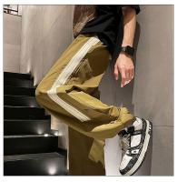 China Regular Summer Straight Army Green jogger pants wholesale Urban Fashion Polyester 100% Custom (KU24110) for sale