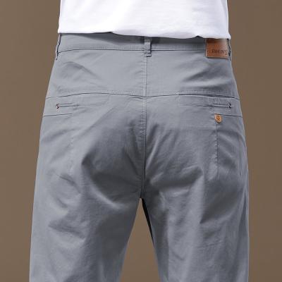 China Khaki Grey Daily Mid Waist Khaki Grey mens pants wholesale Urban Fashion Regular Custom (P395) for sale