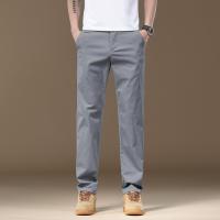 China Khaki Grey Daily Mid Waist Khaki Grey mens pants wholesale Urban Fashion Regular Custom (P395) for sale