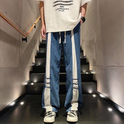 China Regular Summer Straight Urban Fashion wide leg track pants Regular Custom (KU24106) for sale