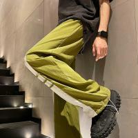 China Regular Summer Straight Urban Fashion wide leg track pants Regular Custom (KU24106) for sale