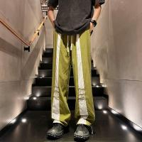 China Regular Summer Straight Urban Fashion wide leg track pants Regular Custom (KU24106) for sale