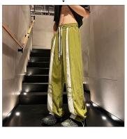 China Regular Summer Straight Urban Fashion wide leg track pants Regular Custom (KU24106) for sale