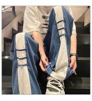 China Regular Summer Straight Urban Fashion wide leg track pants Regular Custom (KU24106) for sale