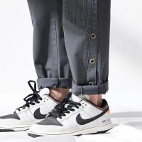 China Mid Waist Daily Mid Waist Khaki Grey mens pants wholesale Youth Trend Autumn 2025 Custom (HY633) for sale