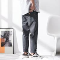 China Mid Waist Daily Mid Waist Khaki Grey mens pants wholesale Youth Trend Autumn 2025 Custom (HY633) for sale