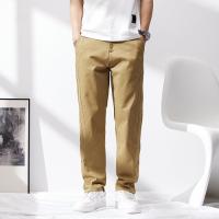 China Mid Waist Daily Mid Waist Khaki Grey mens pants wholesale Youth Trend Autumn 2025 Custom (HY633) for sale