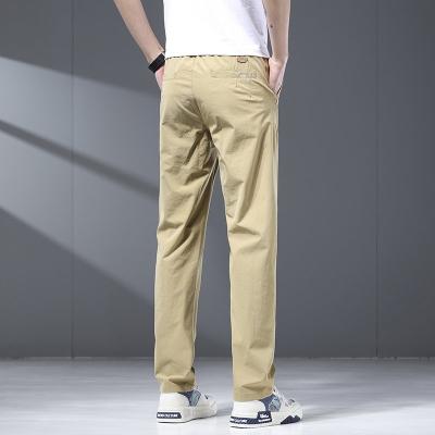 China Daily Mid Waist Youth Trend mens pants wholesale Spring/Summer Khaki Dark Grey Custom (P390) for sale