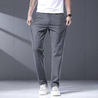 China Daily Mid Waist Youth Trend mens pants wholesale Spring/Summer Khaki Dark Grey Custom (P390) for sale