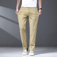 China Daily Mid Waist Youth Trend mens pants wholesale Spring/Summer Khaki Dark Grey Custom (P390) for sale