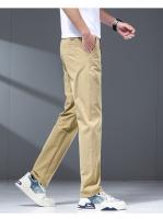 China Daily Mid Waist Youth Trend mens pants wholesale Spring/Summer Khaki Dark Grey Custom (P390) for sale