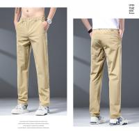 China Daily Mid Waist Youth Trend mens pants wholesale Spring/Summer Khaki Dark Grey Custom (P390) for sale