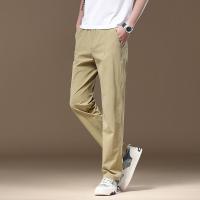 China Khaki Dark Grey Daily Mid Waist Youth Trend mens pants wholesale Spring/Summer Khaki Dark Grey Custom (P390) for sale