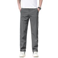 China Khaki Dark Grey Daily Mid Waist Youth Trend mens pants wholesale Spring/Summer Khaki Dark Grey Custom (P390) for sale