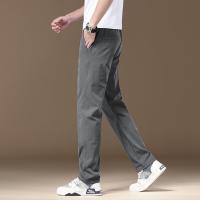 China Khaki Dark Grey Daily Mid Waist Youth Trend mens pants wholesale Spring/Summer Khaki Dark Grey Custom (P390) for sale