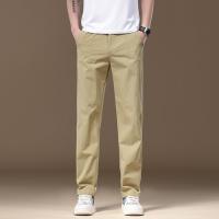 China Khaki Dark Grey Daily Mid Waist Youth Trend mens pants wholesale Spring/Summer Khaki Dark Grey Custom (P390) for sale