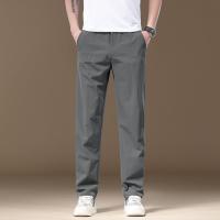 China Khaki Dark Grey Daily Mid Waist Youth Trend mens pants wholesale Spring/Summer Khaki Dark Grey Custom (P390) for sale