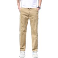 China Khaki Daily Mid Waist dress pants wholesale price Youth Trend Regular Custom (HY632) for sale