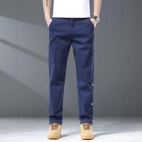 China Khaki Daily Mid Waist dress pants wholesale price Youth Trend Regular Custom (HY632) for sale