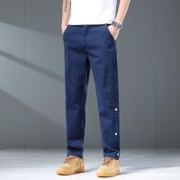 China Khaki Daily Mid Waist dress pants wholesale price Youth Trend Regular Custom (HY632) for sale