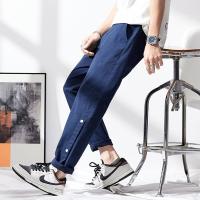 China Khaki Daily Mid Waist jogger pants wholesale Youth Trend Regular Custom (HY632) for sale