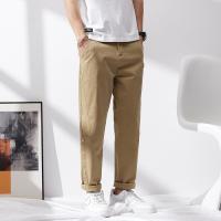 China Khaki Daily Mid Waist jogger pants wholesale Youth Trend Regular Custom (HY632) for sale