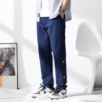 China Khaki Daily Mid Waist jogger pants wholesale Youth Trend Regular Custom (HY632) for sale