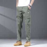 China Army Green Grey Daily Summer Mid Waist mens pants wholesale Youth Trend Army Green Grey Custom (HY630) for sale