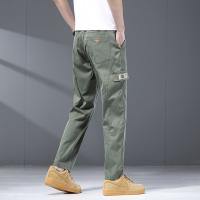 China Army Green Grey Daily Summer Mid Waist mens pants wholesale Youth Trend Army Green Grey Custom (HY630) for sale